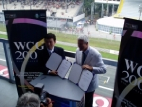 WCG 2006 호스트시티 조인식, F1 그랑프리 기간 중 가져 - 뉴스와이어